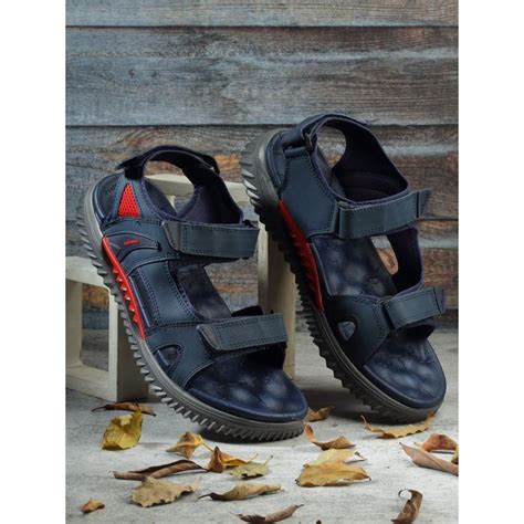 Buy Solethreads Skycruiser Navy Textured Men Sandal Online