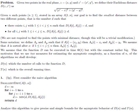 Solved Analyze This Algorithm Above To Give A Precise And