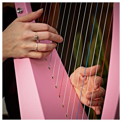Playlite 15 String Harp By Gear4music Blue At Gear4music