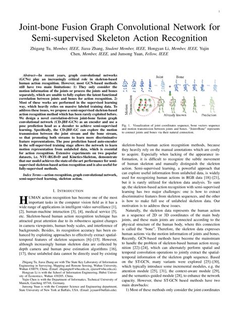 Joint Bone Fusion Graph Convolutional Network For Semi Supervised
