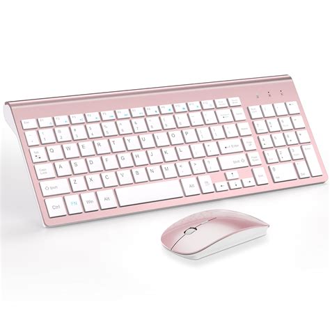 Wireless Keyboard And Mouse Ultra Slim Combo Topmate 2 4g Silent Compact Usb 2400dpi Mouse And