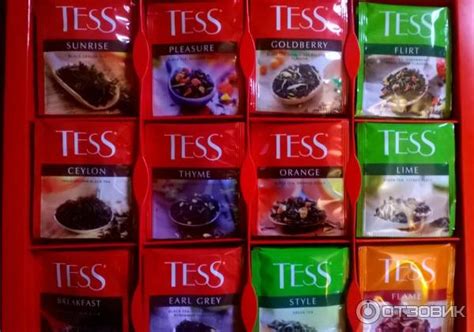 Отзыв о Коллекционный чай Tess пакетированный 12 сортов | Очень удачный ...