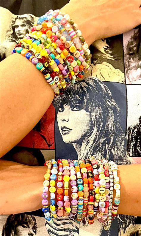 Taylor Swift Friendship Bracelet Fuck The Patriarchy E Ts Eras Tour Red