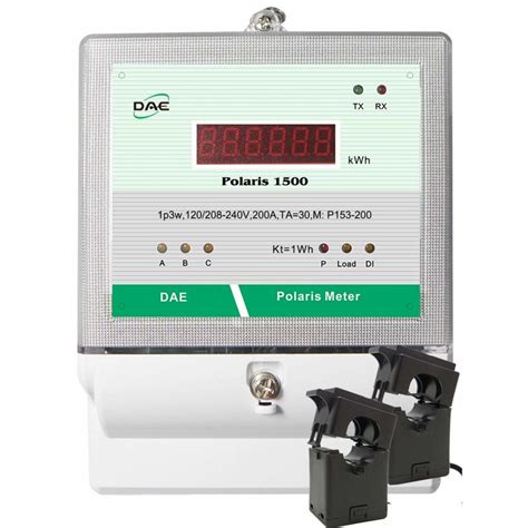 Dae P153 200 Kit Ul Kwh Smart Submeter 1 Phase 3 Wire 2 Hot Wire 1