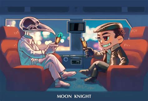 Khonshu × Jake Lockley Moon Knight Disegni