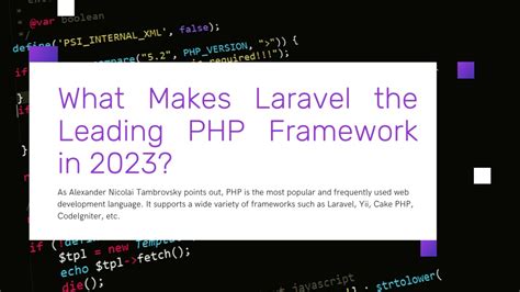 Ppt Laravel The Leading Php Framework Powerpoint Presentation Free Download Id11902315
