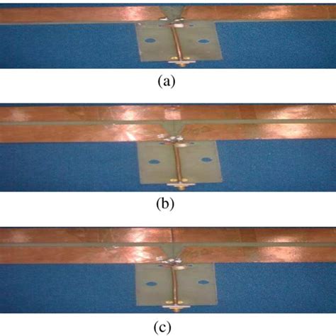 A Photograph Of Broadband Dipole Antenna B Photograph Of Broadband