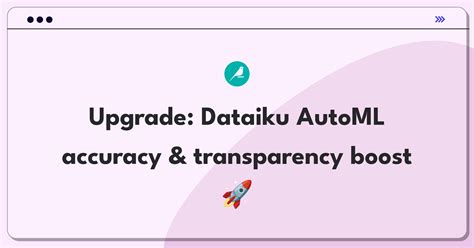 Dataiku Automl Improvement Product Strategy Interview Nextsprints