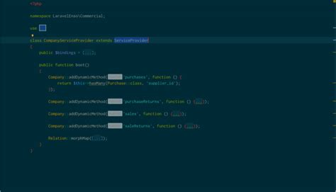 dynamic methods laravel enso