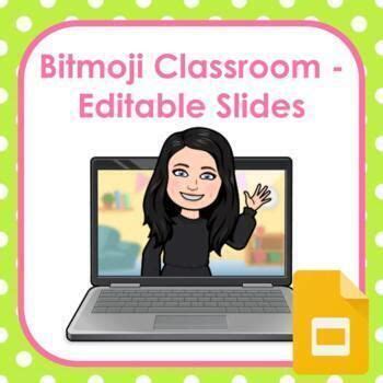 FREE Editable Bitmoji Classroom Google Slides Classroom Insert Image Google Classroom