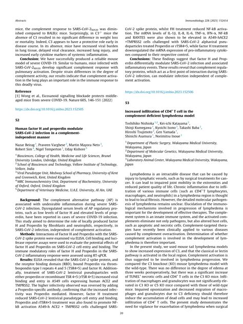 Pdf Human Factor H And Properdin Modulate Sars Cov 2 Infection In A Complement Independent Manner