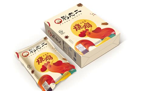刘老二烧鸡礼盒包装设计