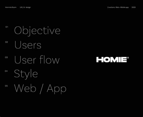 Homie App Web UX UI Design Behance