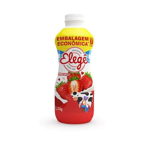 Bebida LÁctea ElegÊ 1150g Morango Lavagnoli