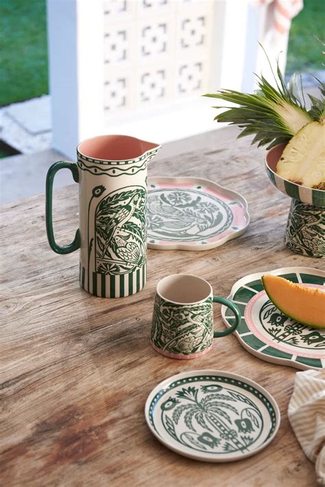 Del Sol Bird Mug Green Wander Laze