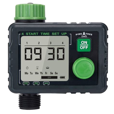 Pine Tree Tools Hose Timer Programmable Water Timer For Garden Hose Automatic And Manual