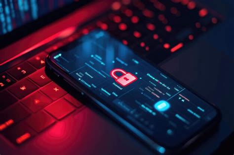 Premium Photo Mobile Cyber Security Phone Password Lock For Data Privacy And Protection