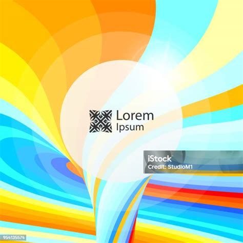 추상적인 소용돌이 배경 라운드 프레임 텍스트에 대 한 장소입니다 벡터 일러스트입니다 3차원 형태에 대한 스톡 벡터 아트 및 기타 이미지 3차원 형태 가리기 곡선