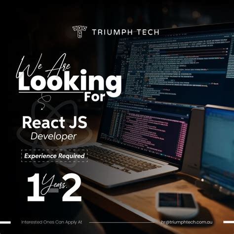 triumph tech on linkedin reactjsdeveloper hiringalerts itandsoftware lahorejobs