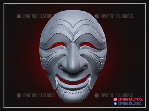 3d File Money Heist Korea Mask Cosplay Costume Halloween・template To Download And 3d Print