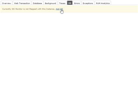 Apm Insight And Iis Monitors Integration Online Help Site24x7