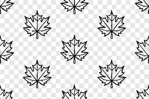 Minimalist Maple Leaf Patterns In Monochrome And Color Perfect For