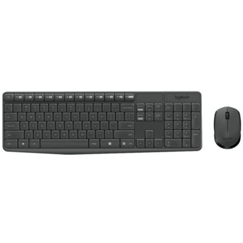 Mds מחשבים מקלדת ועכבר סט אלחוטי Logitech Mk235 920 007929 Keyboard Mouse Combo