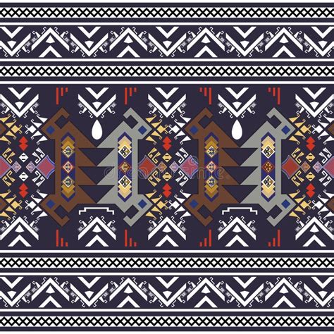 East Asian Style Sarong Pattern Thai Laos Sarong Pattern Middle