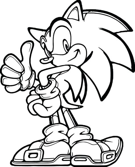 Fun Activities With Sonic Coloring Simplycoloringpages