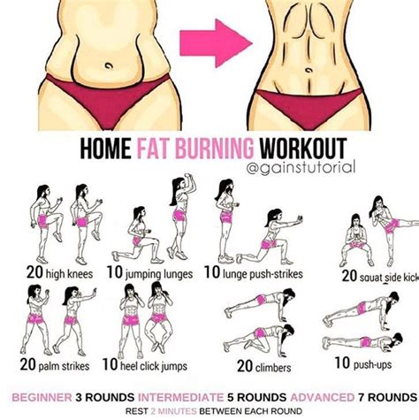 Pin By Lucrecia Poma On Beauty Fat Burning Workout Workout