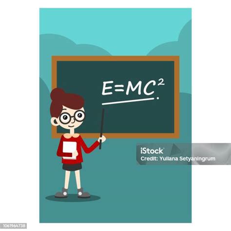 재미 있는 여성 교사 칠판 만화 캐릭터 근처 클래스에서 가르치고 있 었 교사 교육 관련 직업에 대한 스톡 벡터 아트 및 기타 이미지 교사 교육 관련 직업 교수 교습
