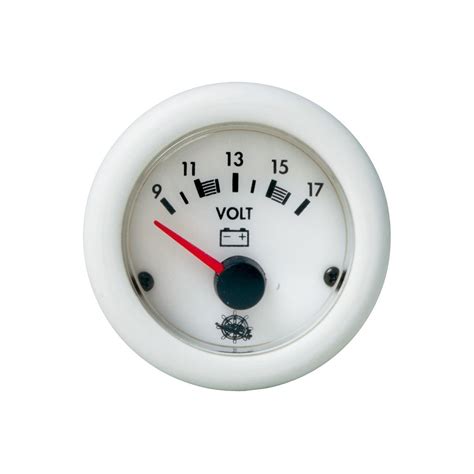 Osculati Guardian White Voltmeter 10 16 V Osc 27 533 01 Comptoir Nautique