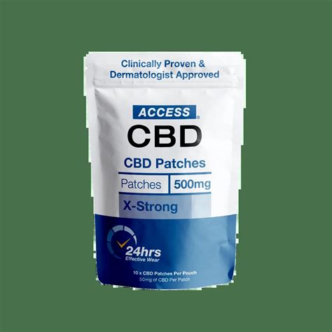 Shop Acbd Dermal Patches 500mg Best Uk Access Cbd®