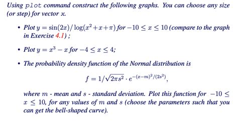 Solved Using Plot Command Construct The Following Graphs