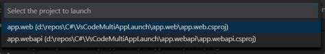 VS Code Create Multiple DotnetCore App And Debug AspTricks Net