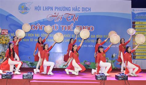 đội tham dự Hội thi dân vũ thể thao Báo Bà Rịa Vũng Tàu điện tử