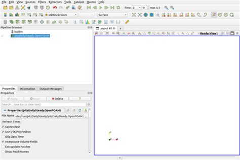 Openfoam V11 User Guide 71 Paraviewparafoam Graphical User Interface Gui