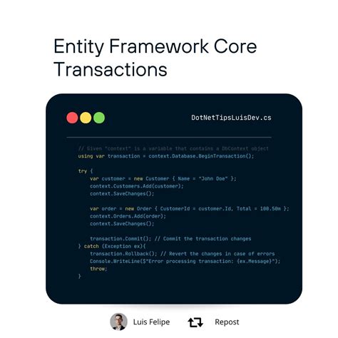 Luis Felipe On Linkedin Aspnetcore Entityframeworkcore Dotnet
