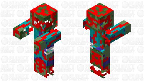 Creepy Scary Zombie Minecraft Mob Skin