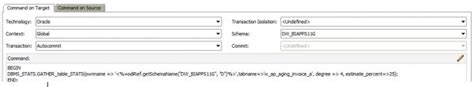 How To Create Gather Statistics Procedure In Odi