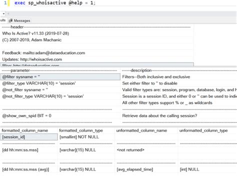 sp whoisactive data collection and analysis