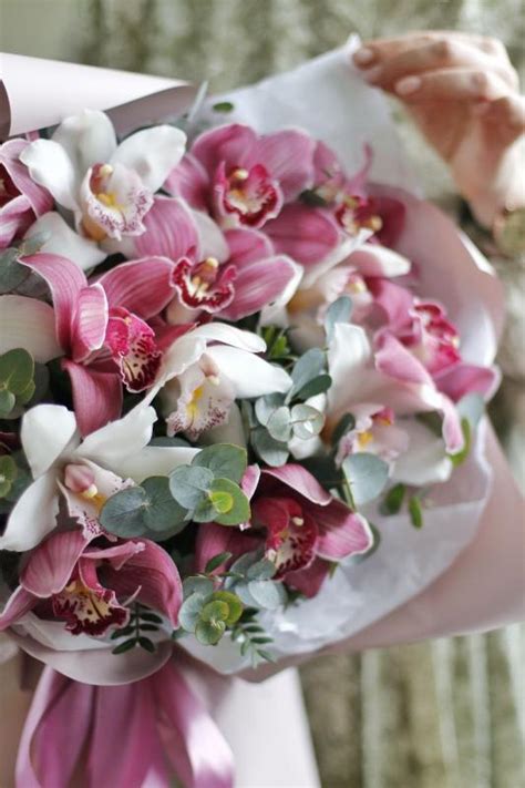 Букет A0003 из цимбидиума купить в Минске с доставкой