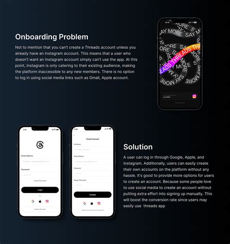 Threads UI UX Problem Solving Case Study Behance