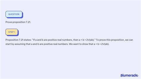 Solvedprove Proposition 721