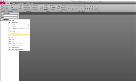 Will Deleting A Table In An Access 2010 Database Delete The List From Sharepoint 2010 Server