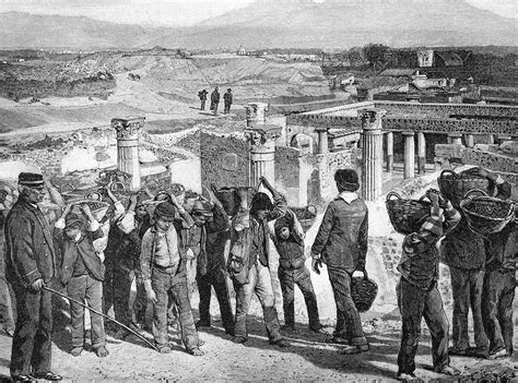 Excavations At Pompeii 1890s Stock Image C0176897 Science Photo Library