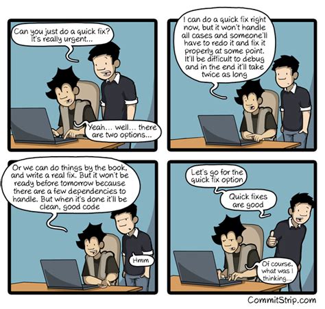 Quick Fix Commitstrip