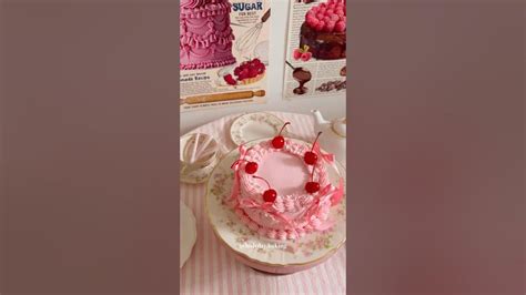 포스터 따라하기내가 만든 빈티지케이크🎀 Youtube