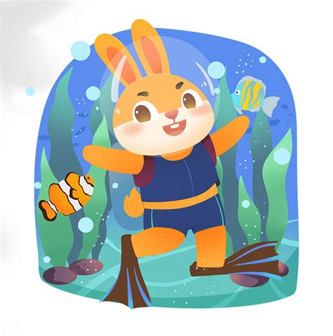 兔子卡通插画素材 兔子卡通插画模板 兔子卡通插画图片免费下载 设图网