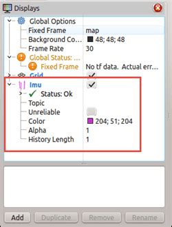Visualize Sensor Data From Android Device In RViz MATLAB Simulink